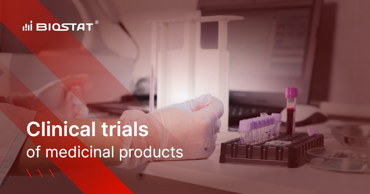 Clinical trials of medicinal products