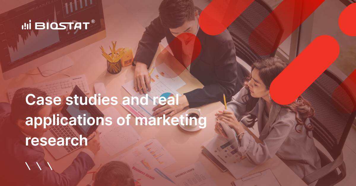 Case studies and real applications of marketing research