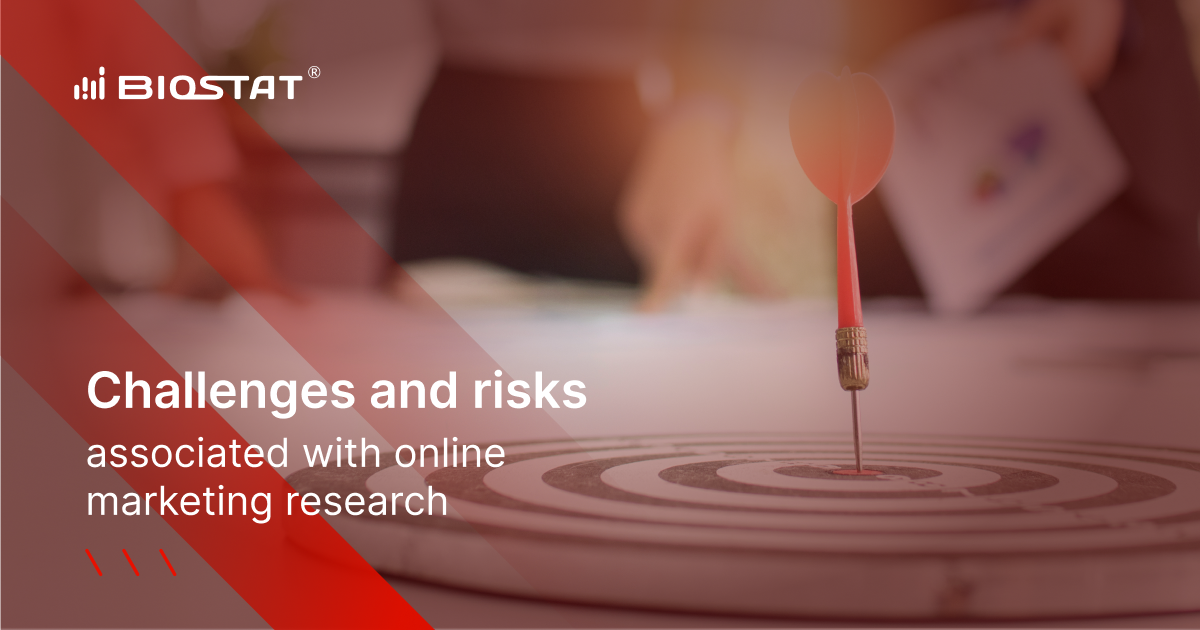 Challenges and risks associated with online marketing research