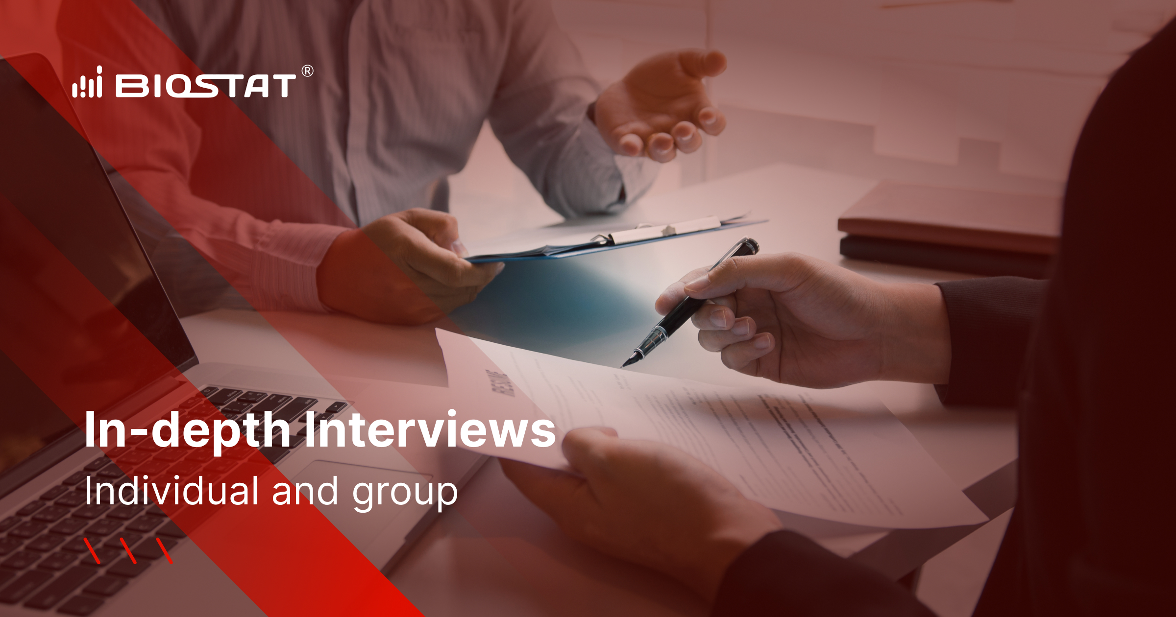 In-depth Interviews: Individual and group