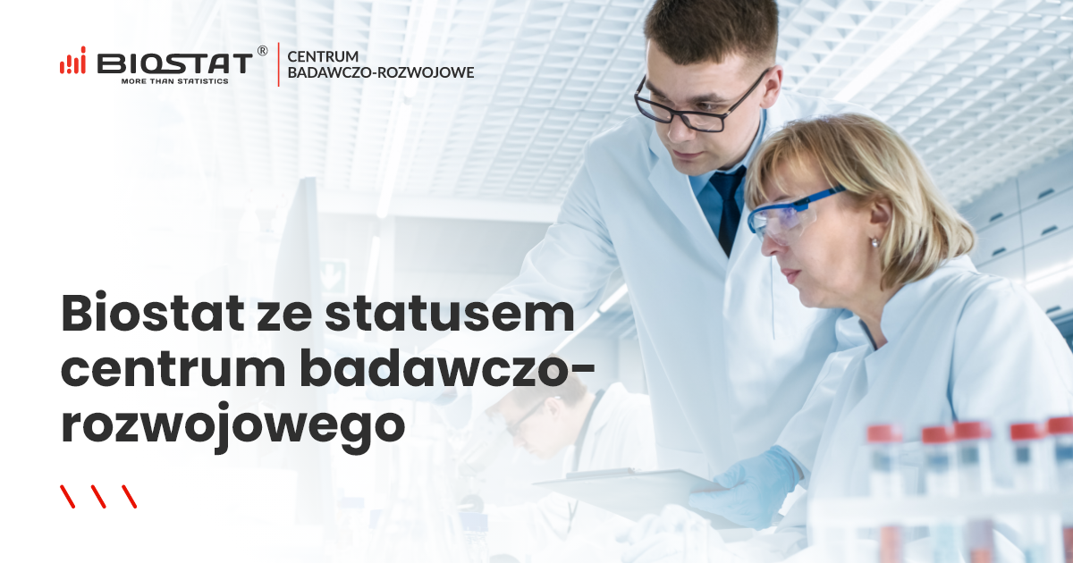 Biostat ze statusem centrum badawczo-rozwojowego