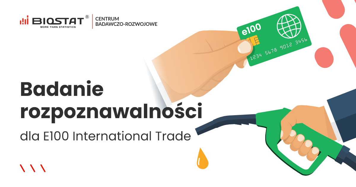 Zbadaliśmy rozpoznawalność karty paliwowej E100